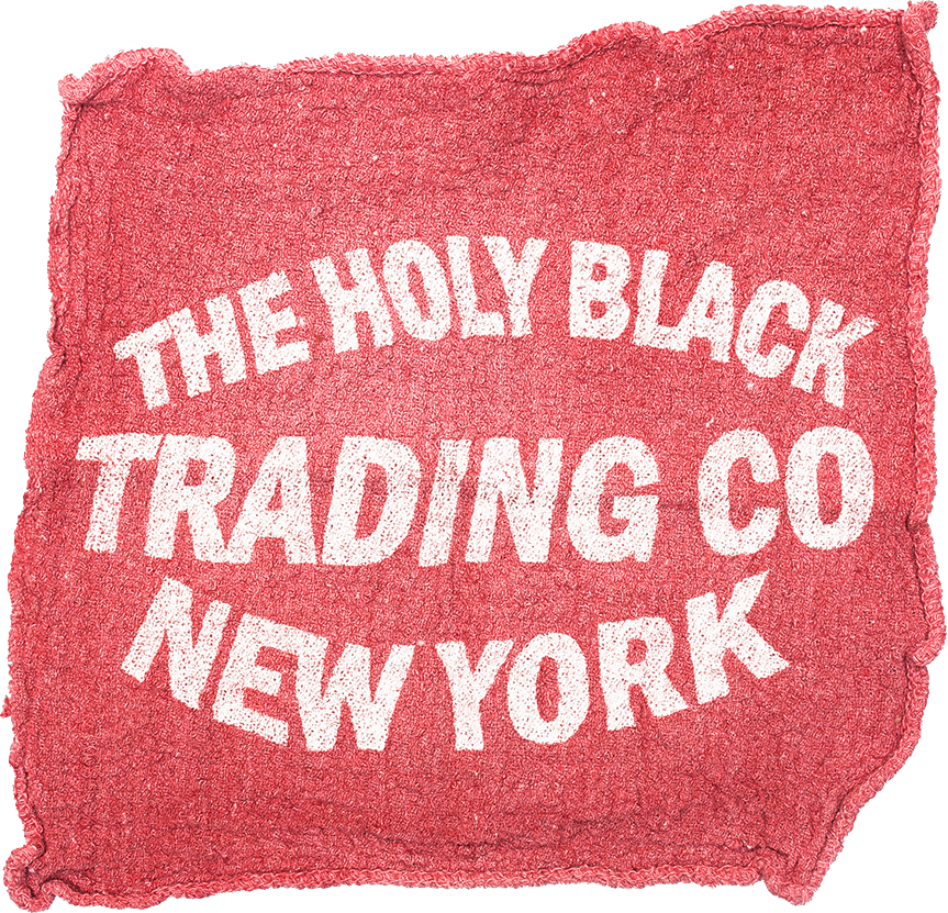 Limited Edition Shop Rag - The Holy Black Trading Co
